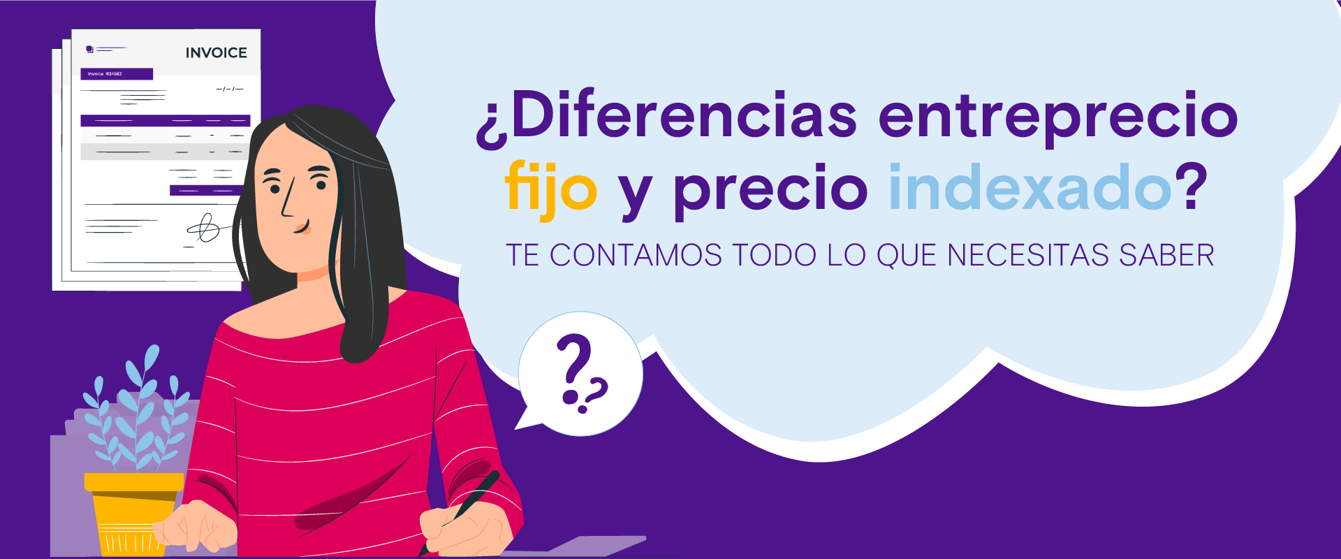 Infografíia - Diferencias entre precio fijo e indexado